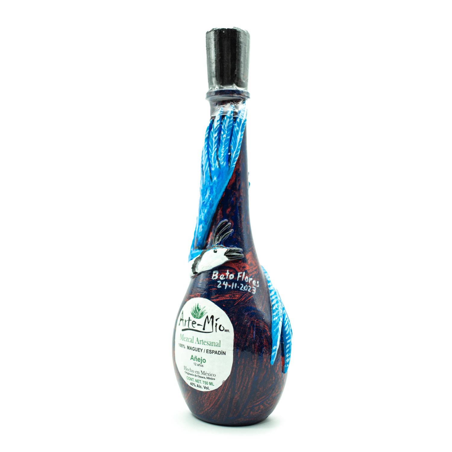Mezcal Artesanal Arte Mío Añejo 12 años 750ml - Mezcal Shop MX